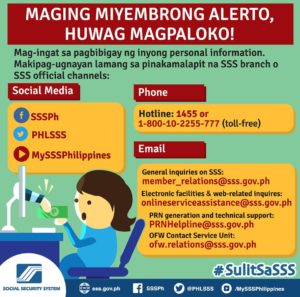 SSS Hotline, Customer Service, Text SSS and other Channels - SSS Inquiries