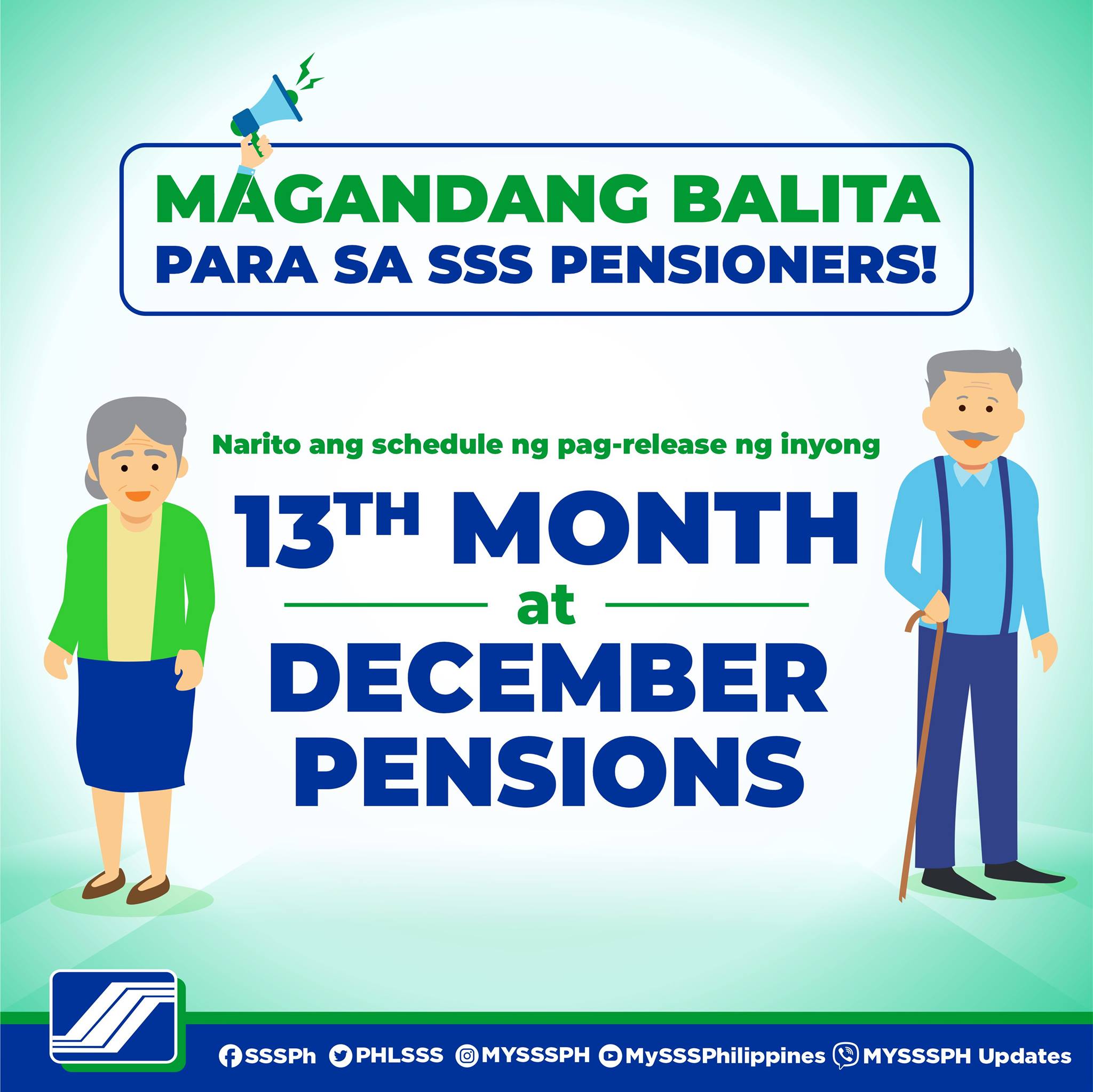 SSS Pension Release Schedule for December and 13th month 2020 - SSS ...