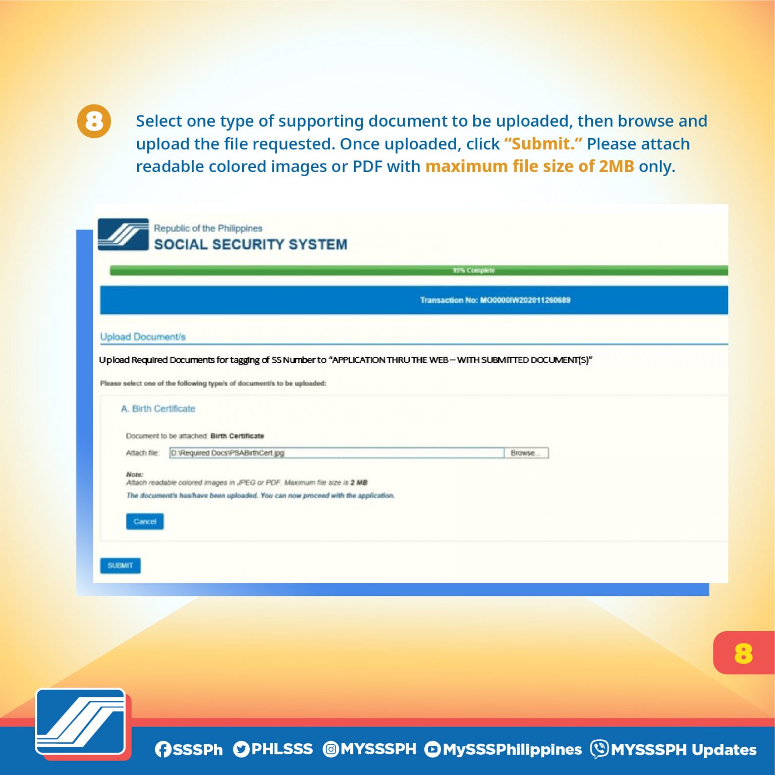 How to Apply for SSS Number and Submit Documentary Requirements Online ...