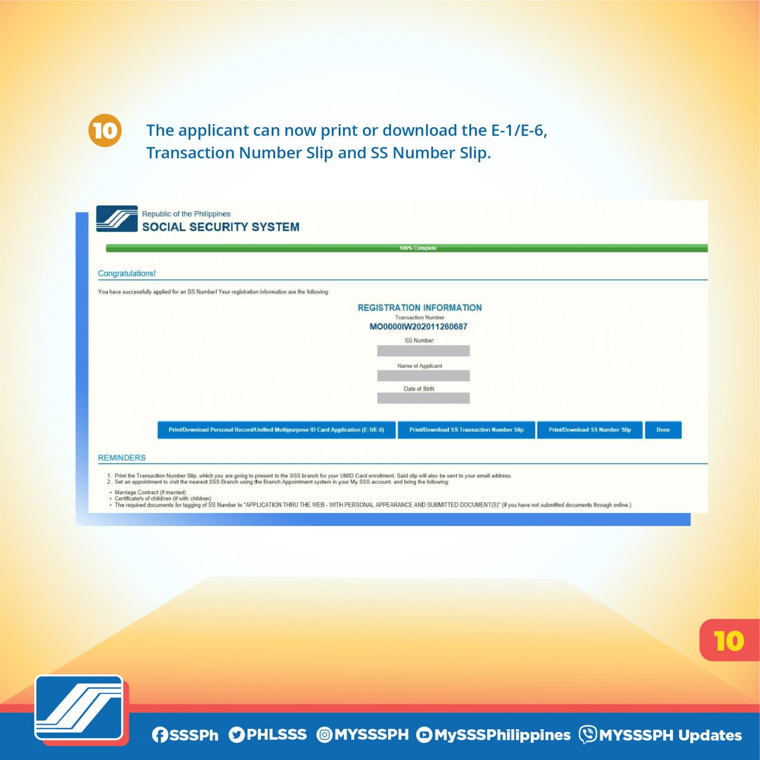 How to Apply for SSS Number and Submit Documentary Requirements Online ...