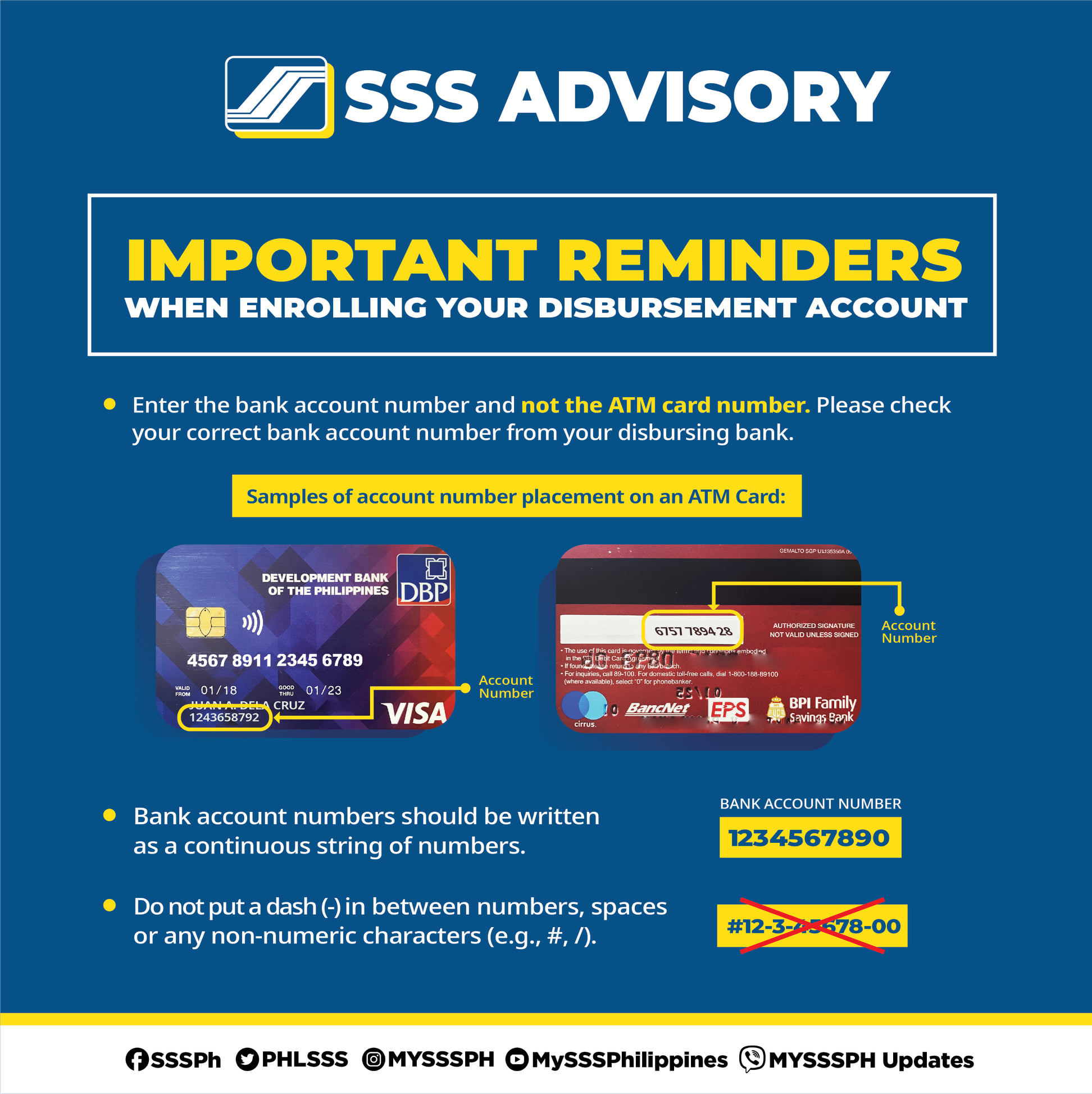 How to Enroll your Disbursement Account on My.SSS for your Benefits ...