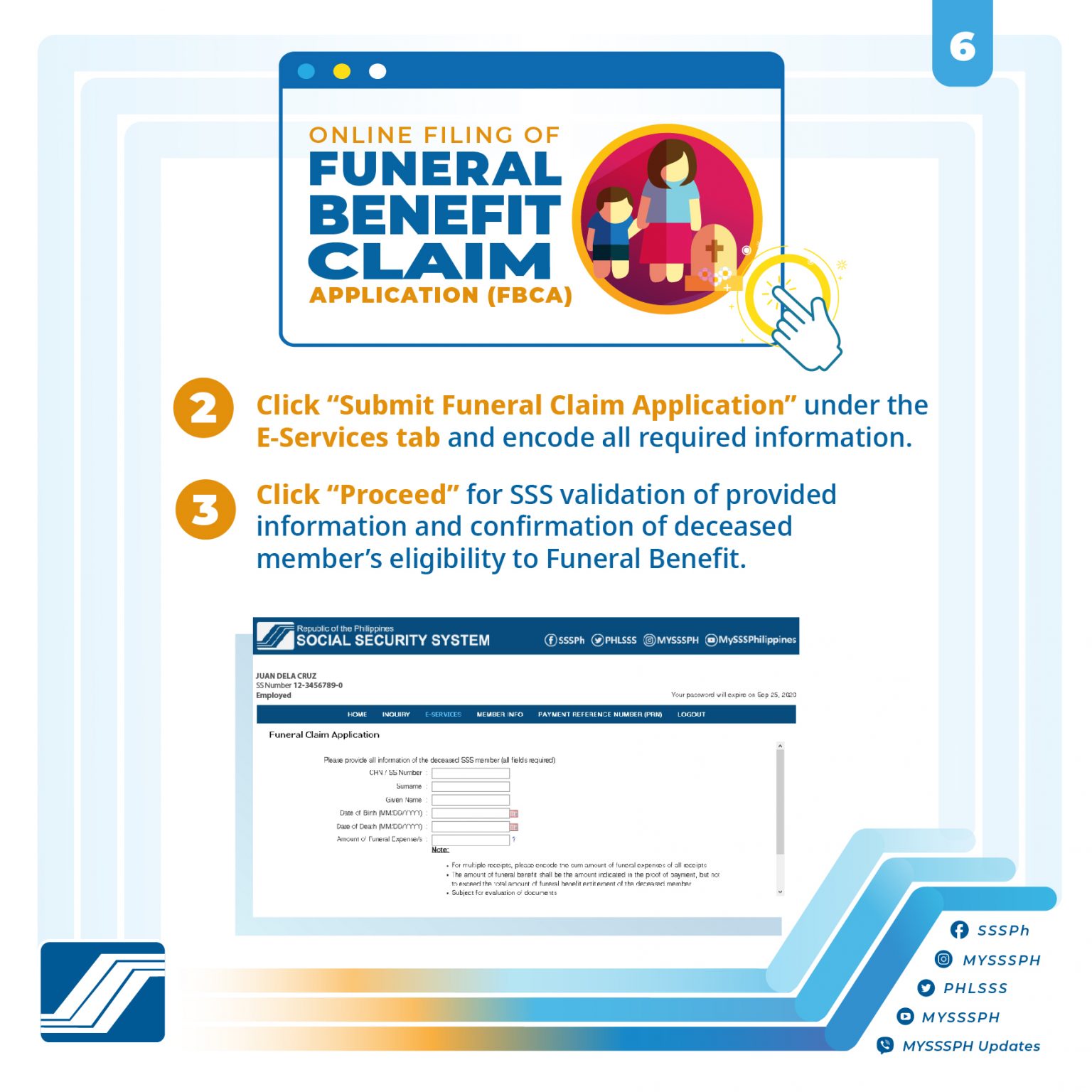 How to file for SSS Funeral Benefit Claim online? - SSS Inquiries