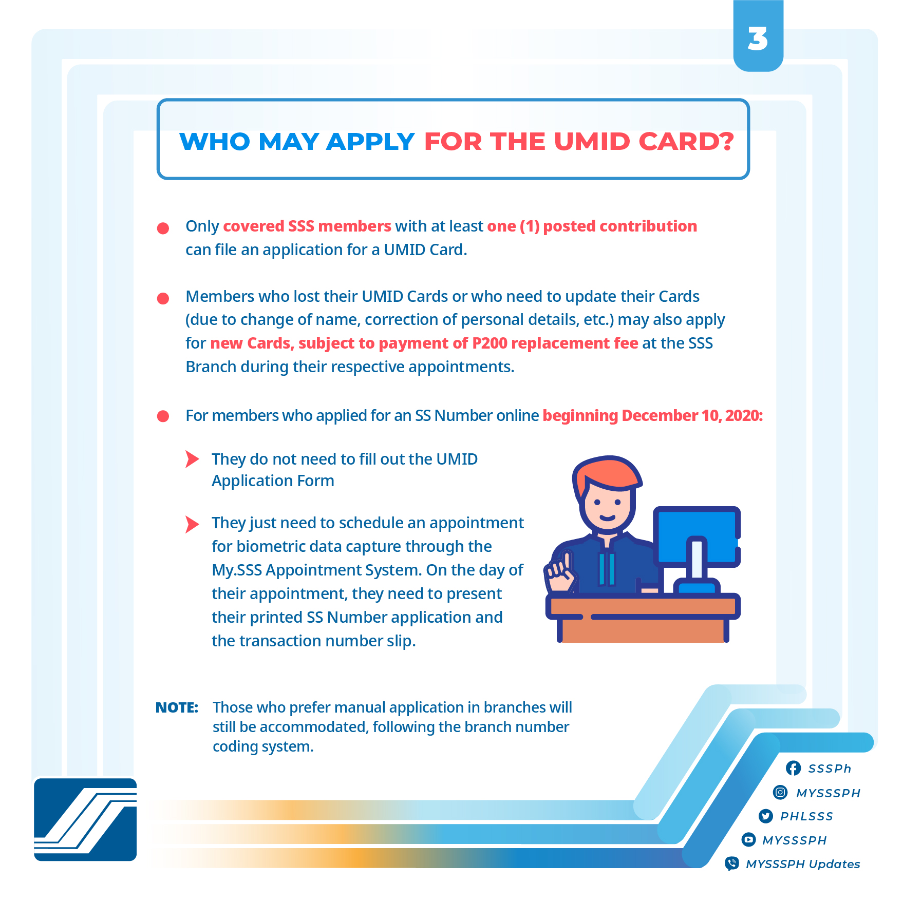 SSS now open to receive UMID Card Application - SSS Inquiries