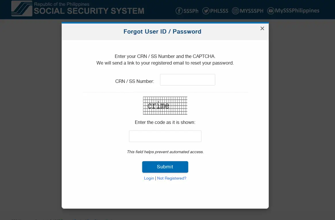 How to Self-Reset My.SSS Account Password - SSS Inquiries