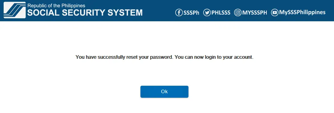 How to Self-Reset My.SSS Account Password - SSS Inquiries