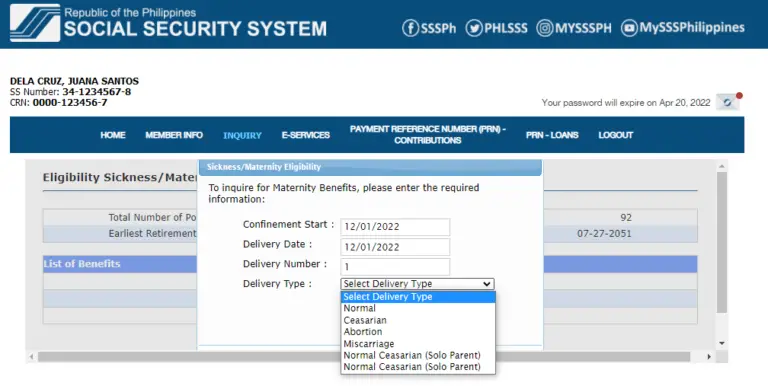 How to know how much will be your SSS Maternity Benefit using the SSS ...