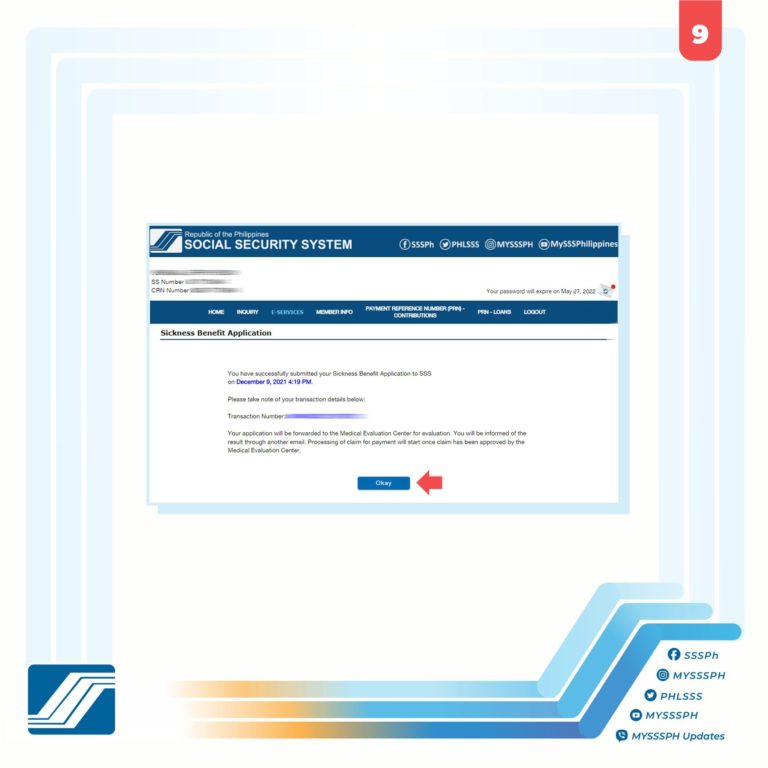 How to Submit Online Sickness Benefit Application thru My.SSS Account ...