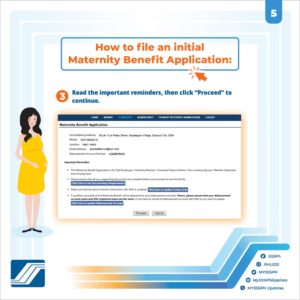 How to File for SSS Maternity Benefit (MAT2) in SSS Website for female ...