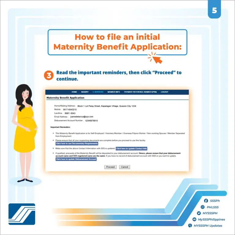 How to File for SSS Maternity Benefit (MAT2) in SSS Website for female ...