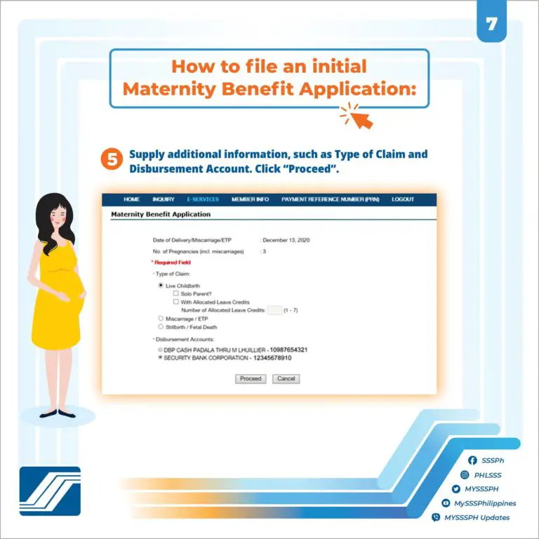 How to File for SSS Maternity Benefit (MAT2) in SSS Website for female ...