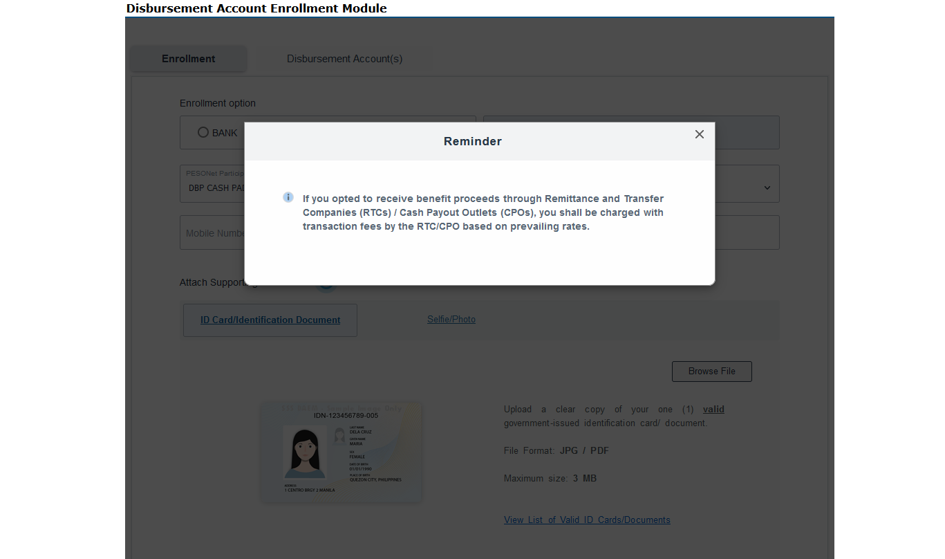 How to Enroll DBP Cash Padala thru M Lhuillier Disbursement Account ...