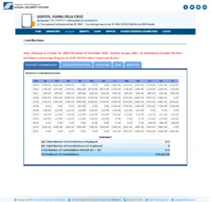 How to Print your SSS Contributions from SSS Website -2024 - SSS Inquiries