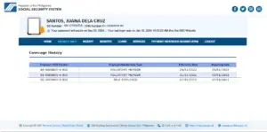 How to Print your SSS Employment History on SSS Website - 2024 - SSS ...